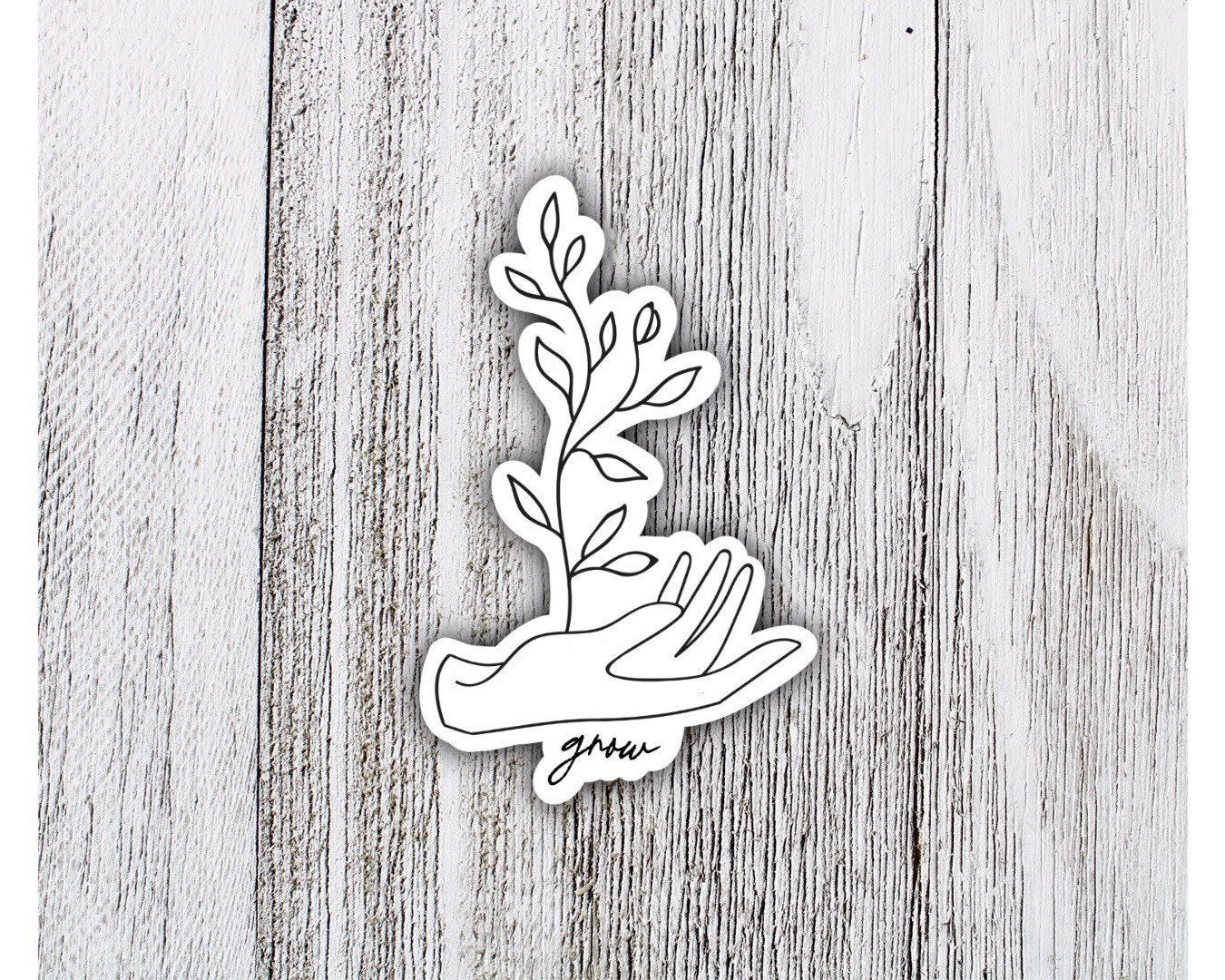 Cute Growth Sticker Plant Lover Gifts Vegan Gift - Etsy