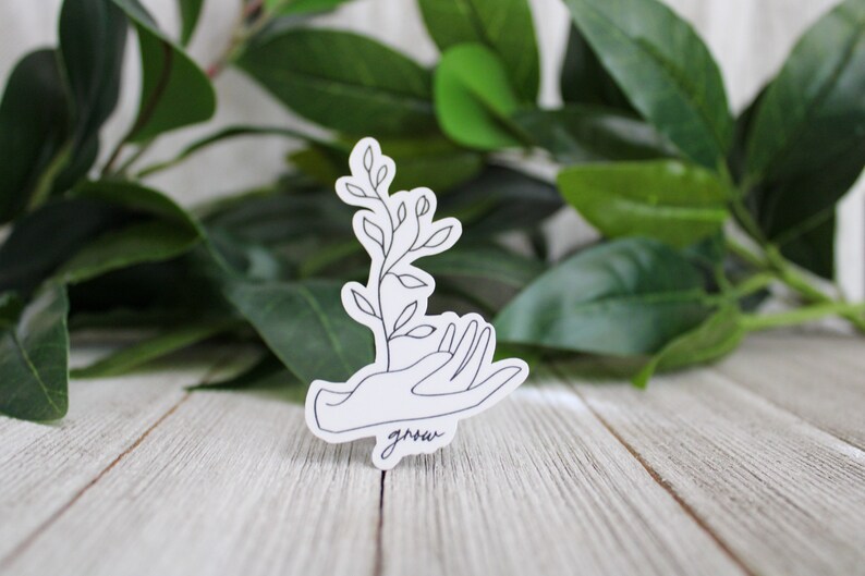 Cute Growth Sticker Plant Lover Gifts Vegan Gift - Etsy