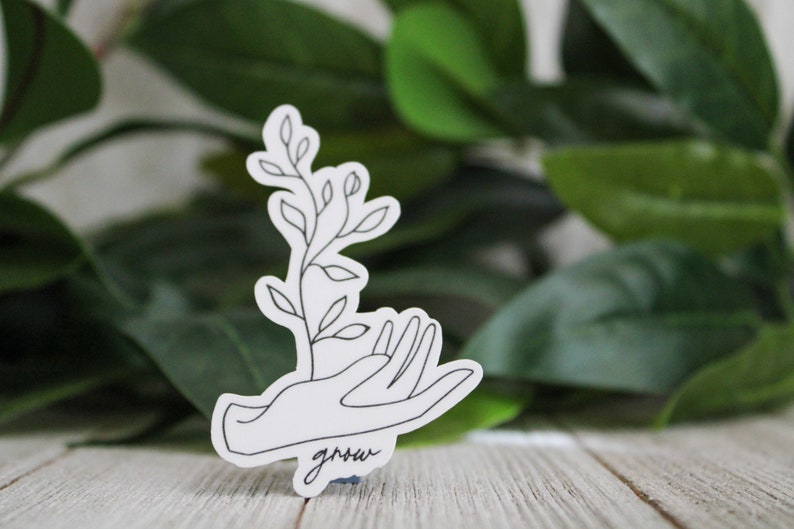 Cute Growth Sticker Plant Lover Gifts Vegan Gift - Etsy