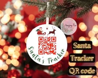 Santa Tracker Qr Code - Etsy