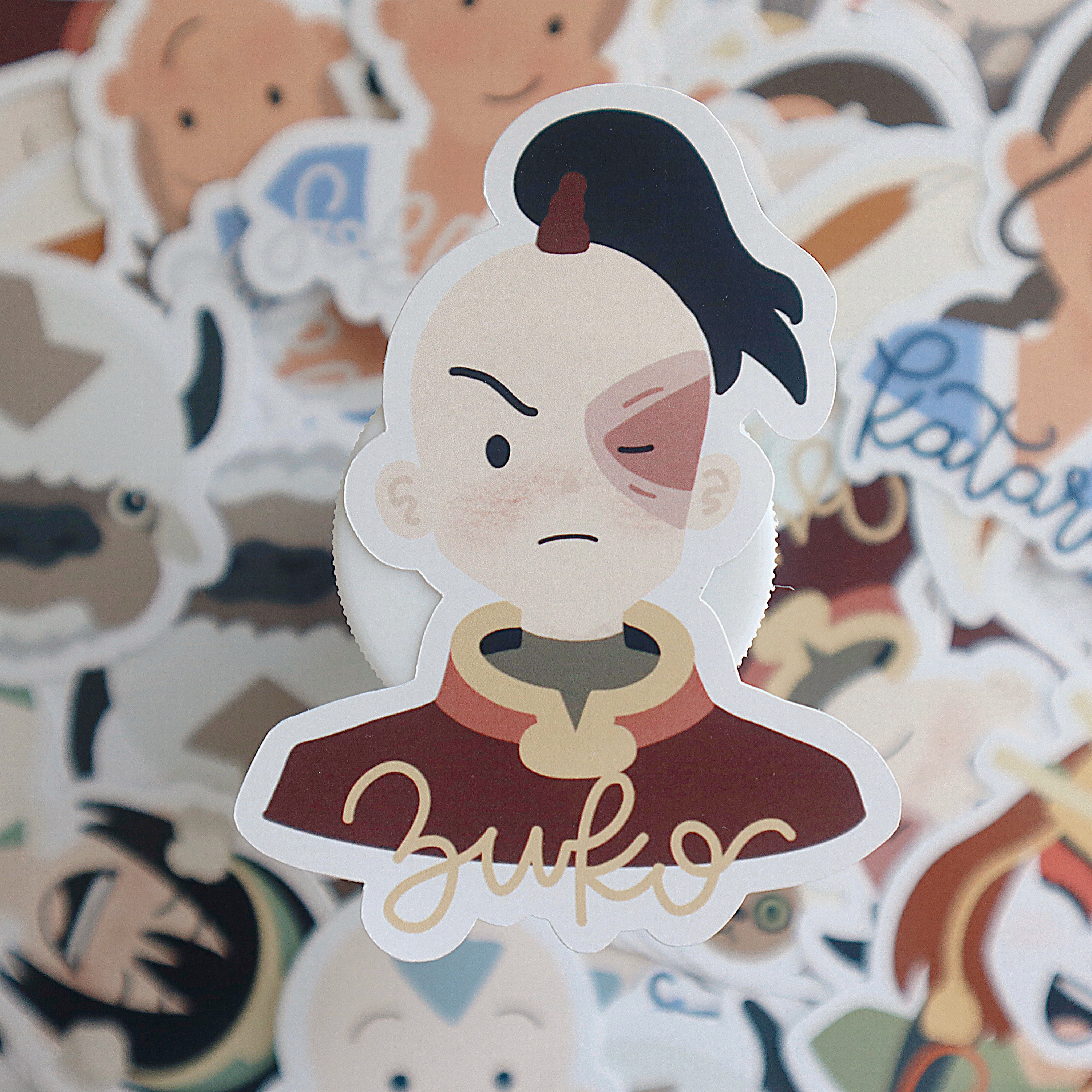 ATLA Stickers Glossy Di-Cut Avatar the Last Airbender | Etsy