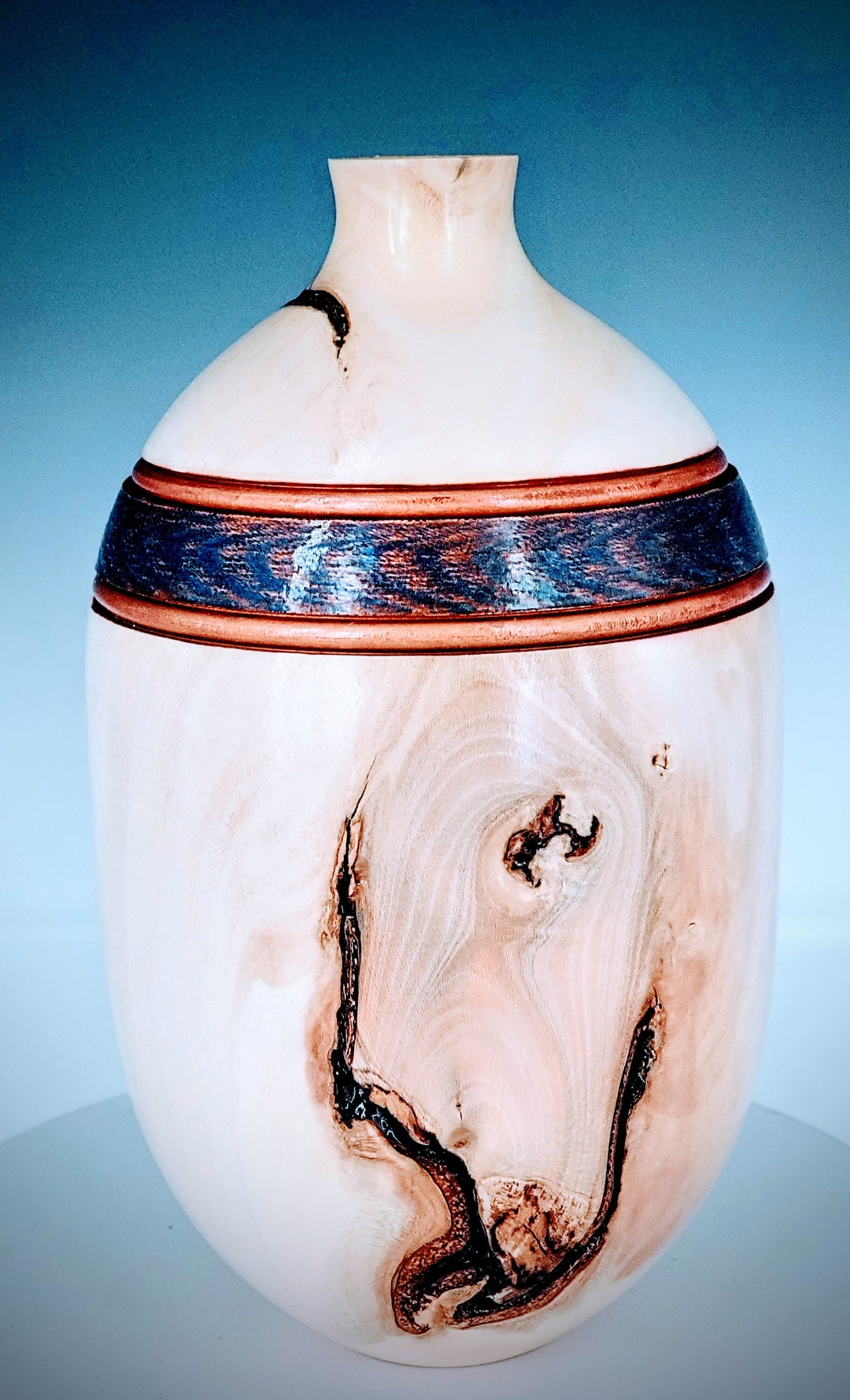 Hand Turned Holly Vase - Etsy