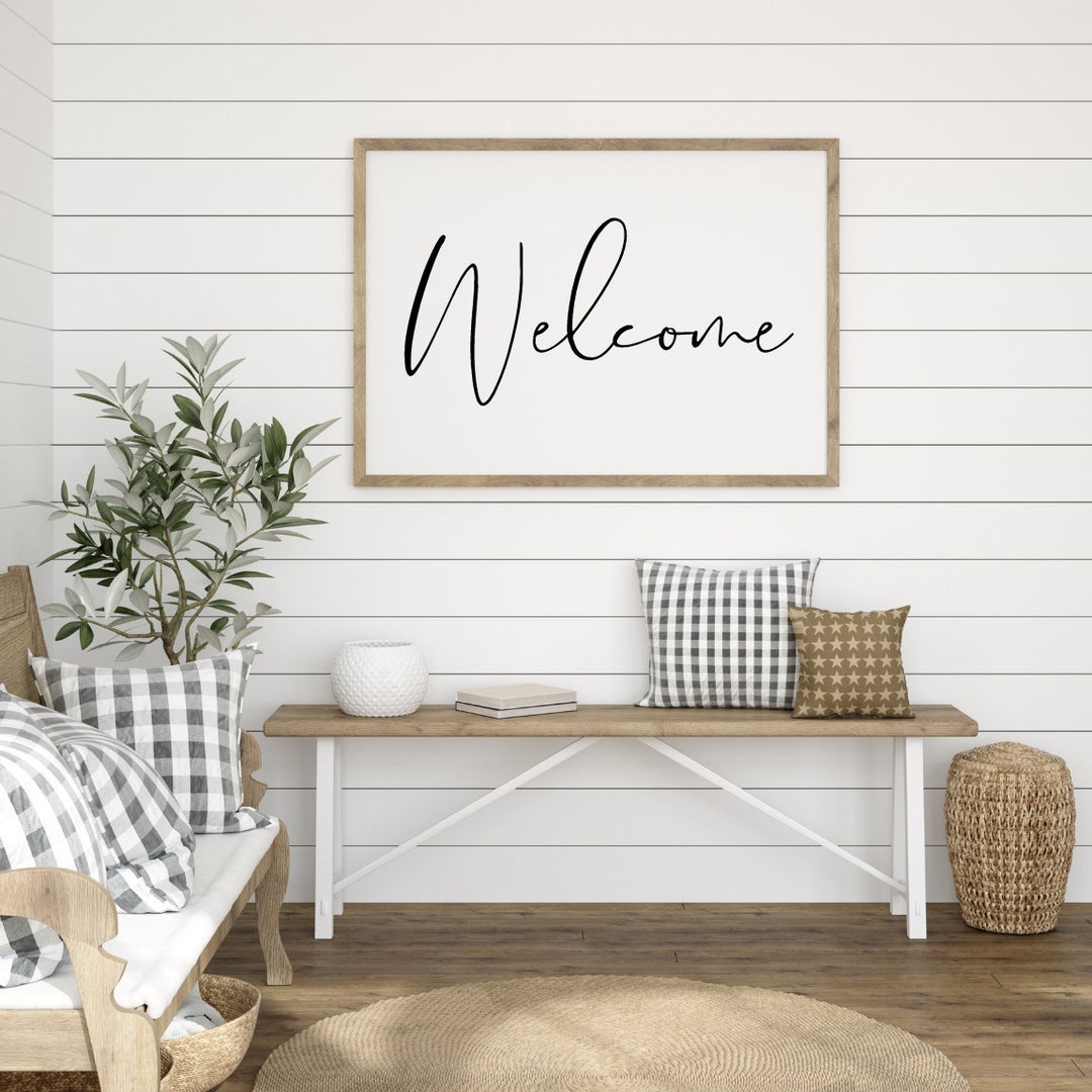 Welcome Farmhouse Printable Digital File Farmhouse Decor Prints ...
