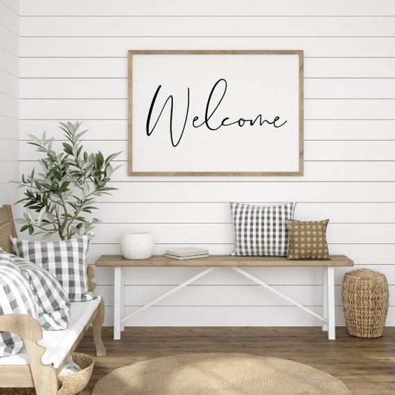 Welcome Farmhouse Printable Digital File Farmhouse Decor - Etsy