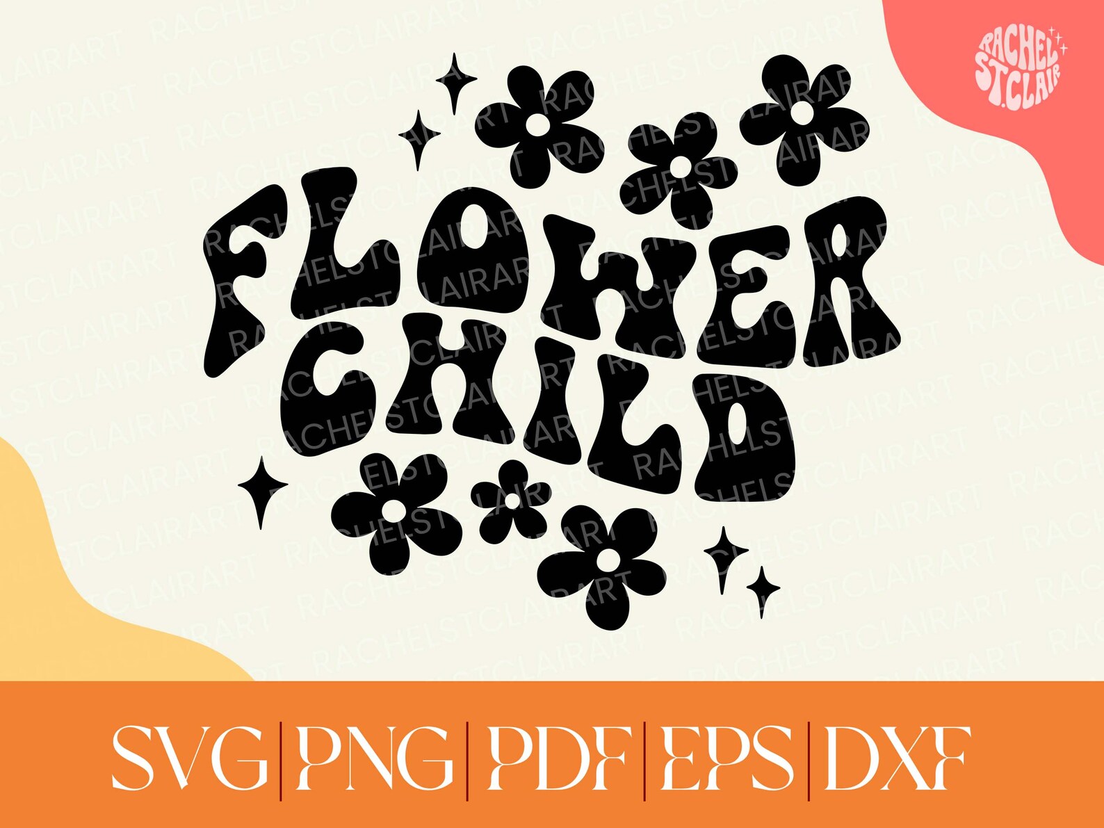 Flower Child SVG Hippie Kid Cool Kid Svg Boho Retro Svg - Etsy