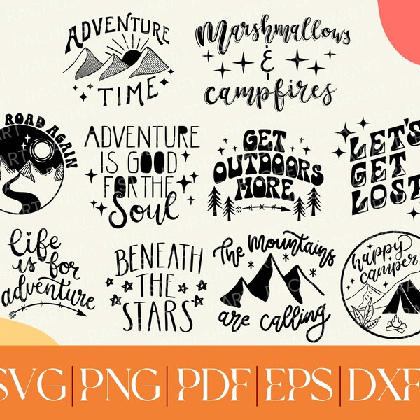 Outdoor Adventure Svg - Etsy