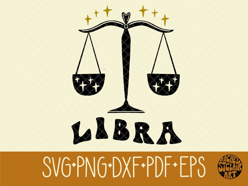Libra Svg Png Horoscope Svg Star Sign Svg Zodiac Sign Svg | Etsy