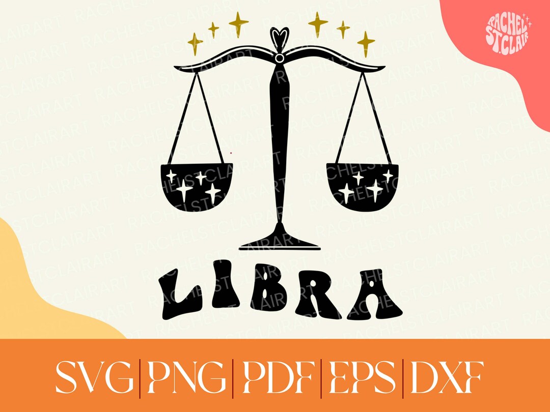 Libra Svg Png, Horoscope Svg, Star Sign Svg, Zodiac Sign Svg, Astrology ...
