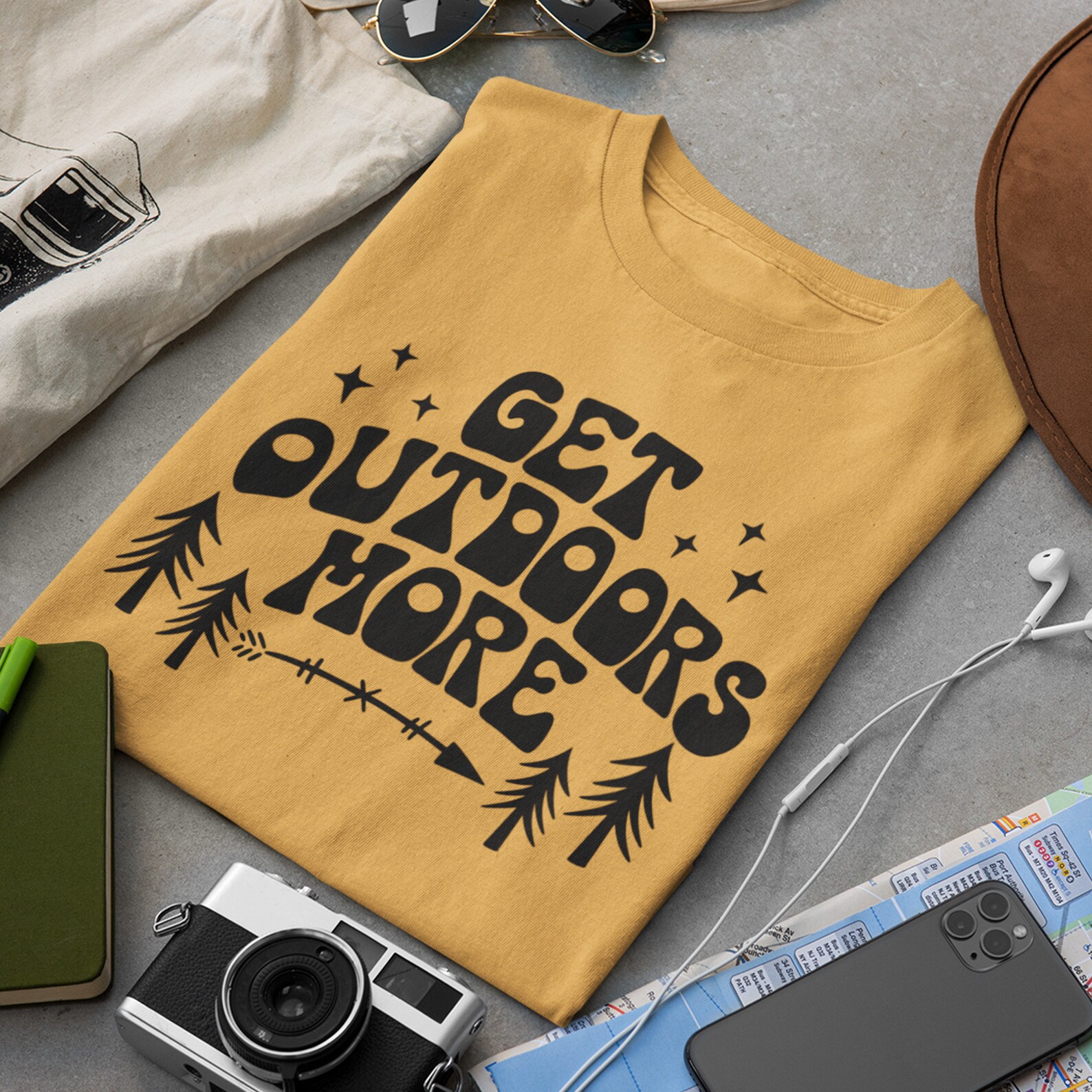 Get Outdoors More SVG Explore More Svg Camping Nature Cut - Etsy