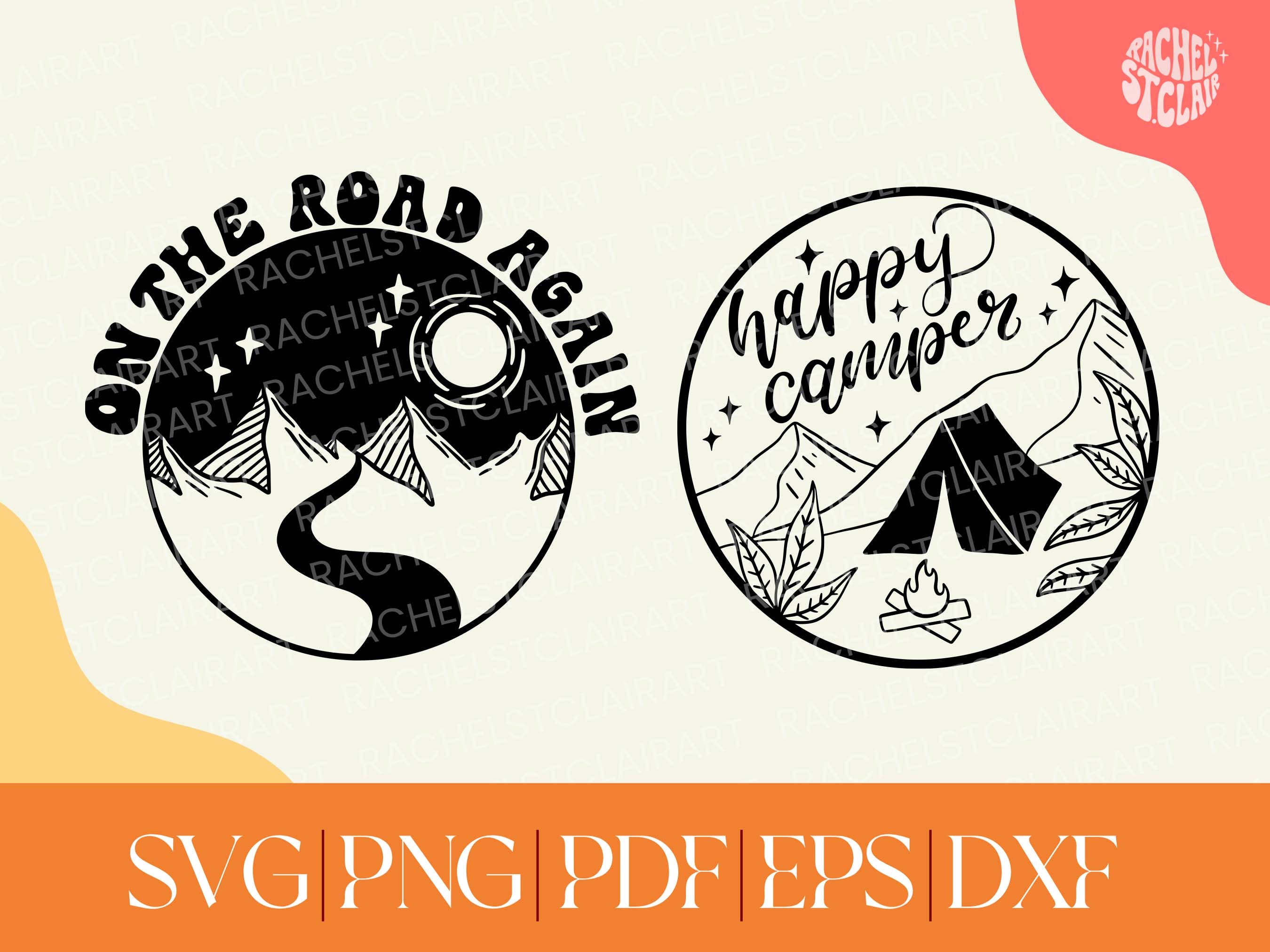 Outdoor Adventure SVG Bundle Cut Files Mountain Adventure - Etsy