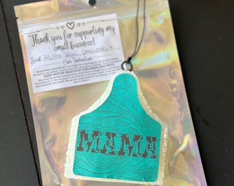 Turquoise Car Tag - Etsy