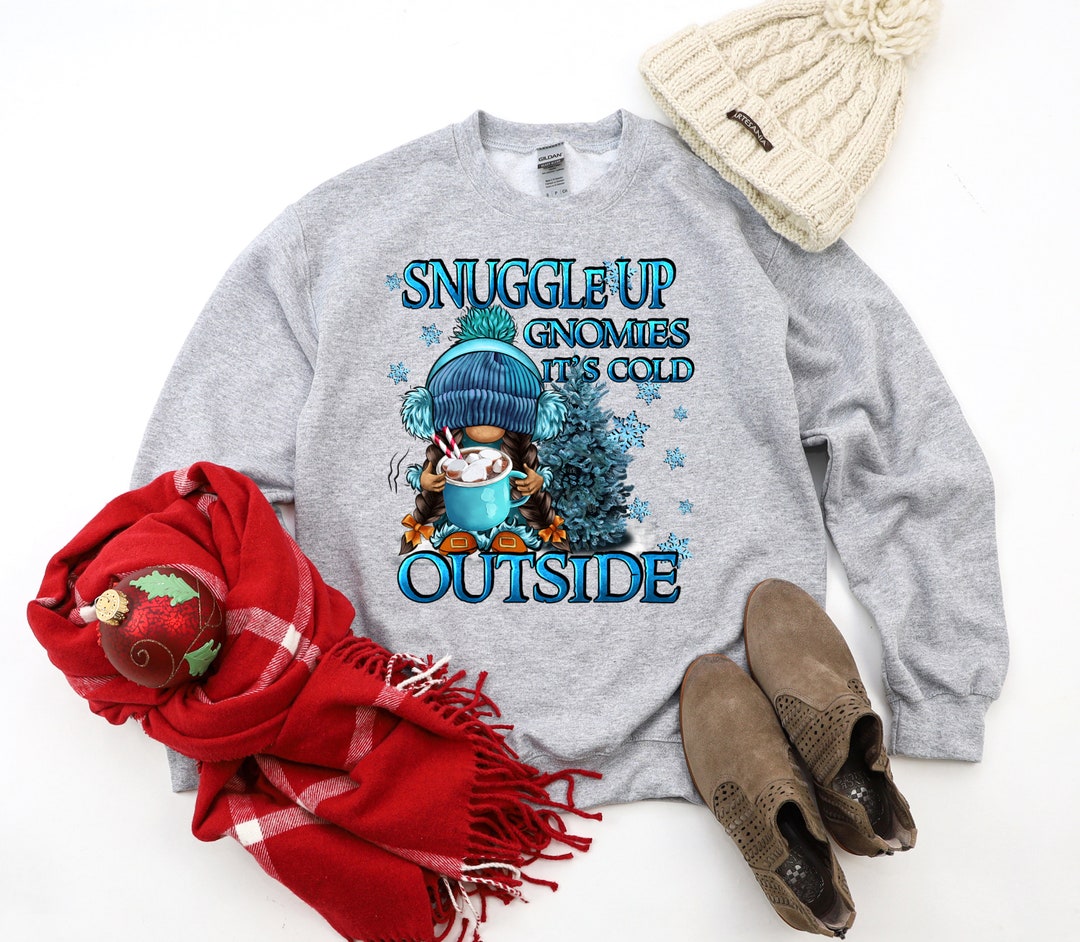 Snuggle up Gnomies Its Cold Outside - Etsy