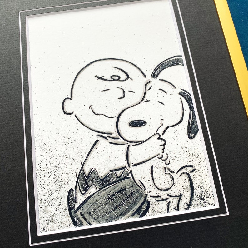 Charlie Brown Inspired Snoopy Peanuts Art Print Poster - Etsy Canada