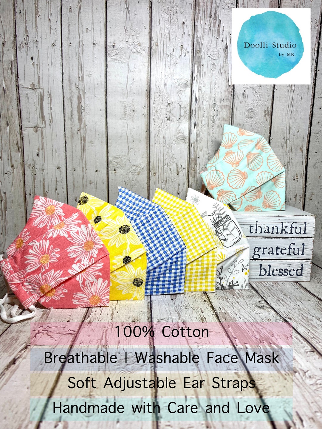 NEW DESIGN! Face Mask Collection | Mask for Kid and Adult | 100% Cotton ...