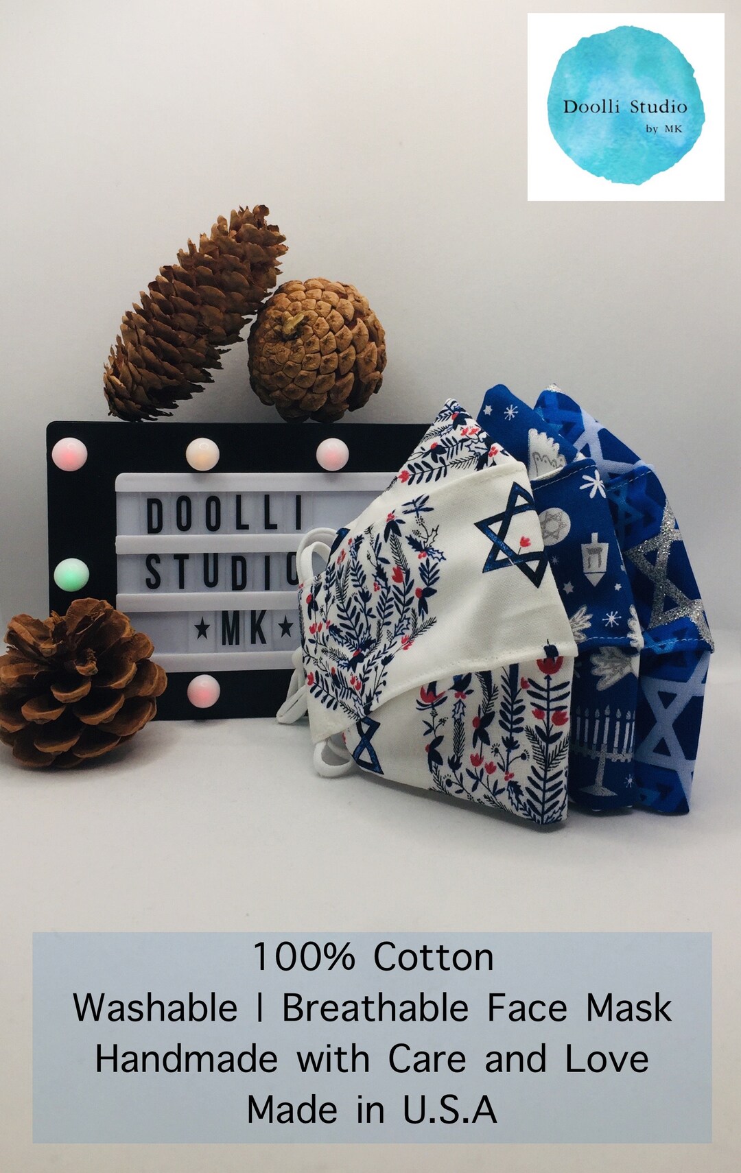 3D Hanukkah Chanukah Mask Collection | Face Mask for Kid and Adult ...