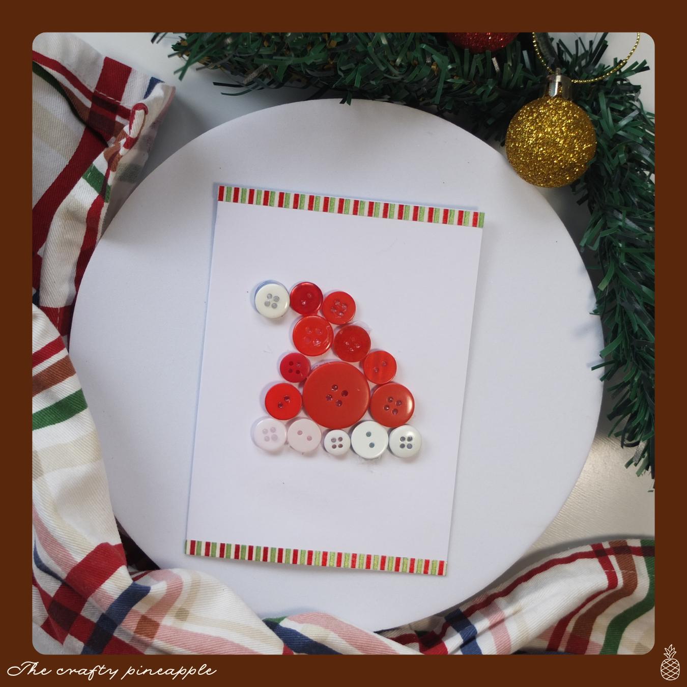 Button Christmas Cards - Etsy