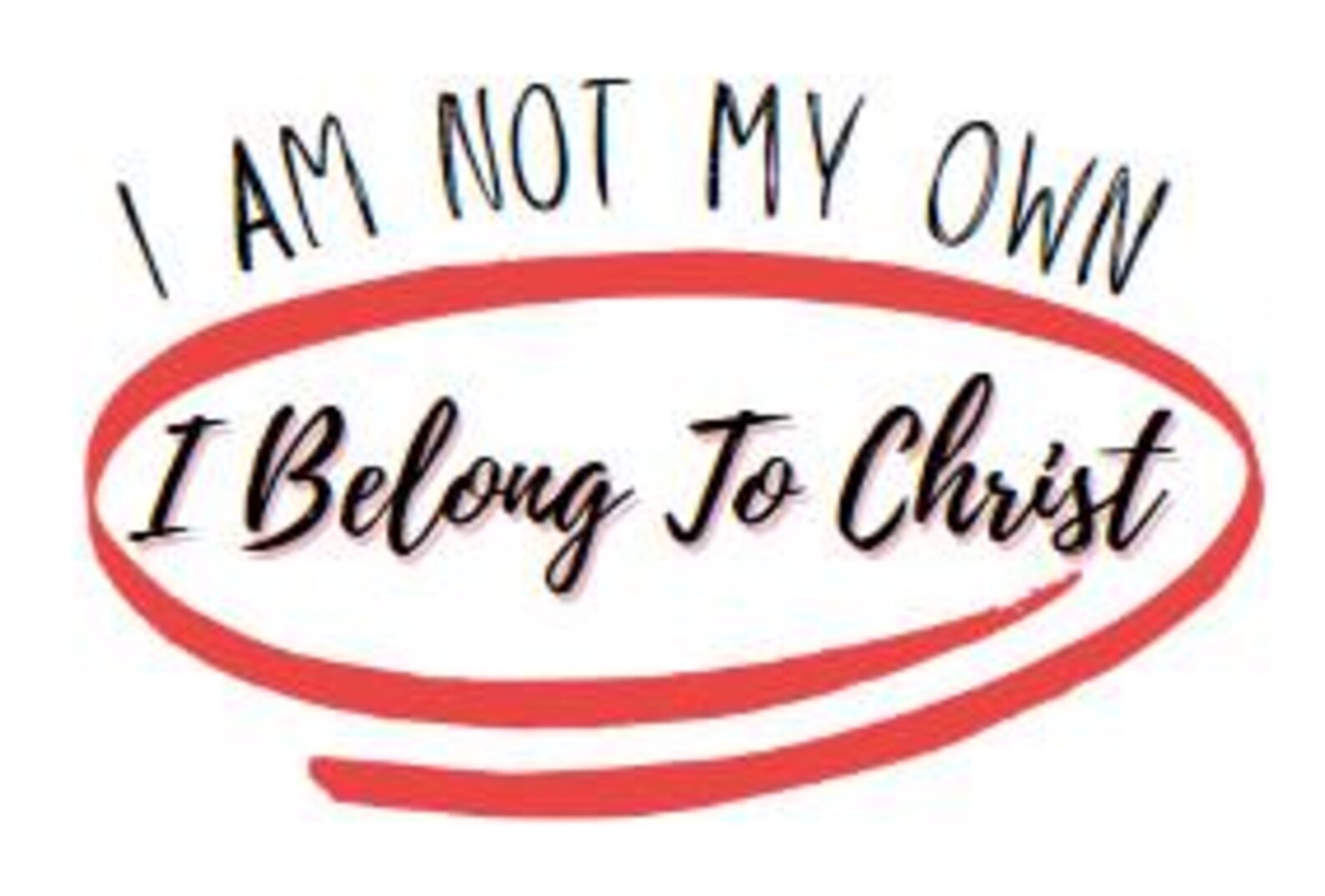 I Am Not My Own Christian SVG Download File for Crafting - Etsy