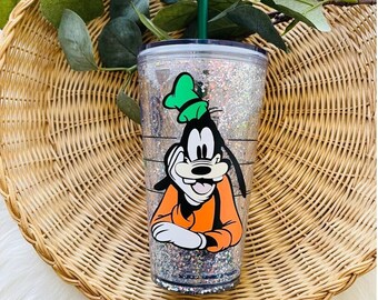 Goofy Glitter Tumbler - Etsy