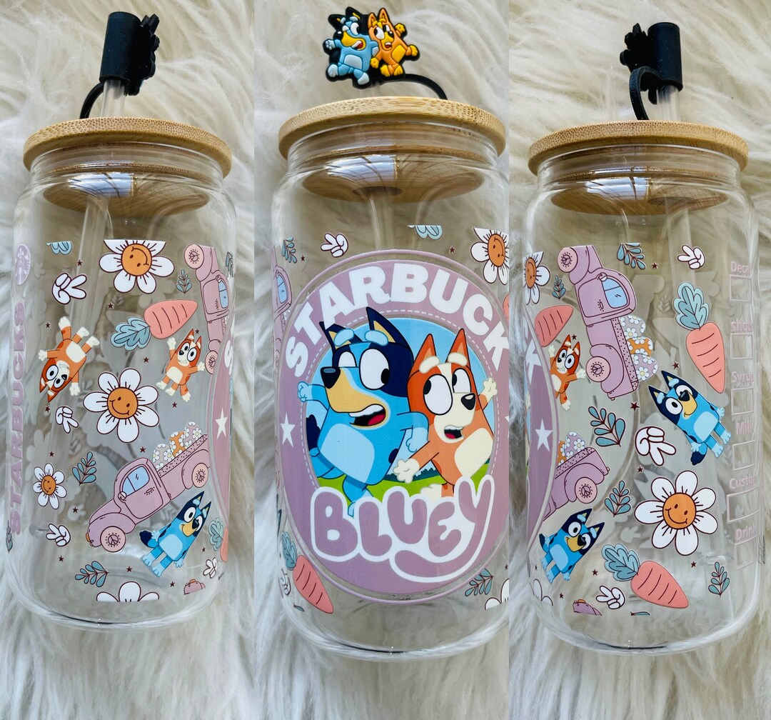 16oz Glass Can Reusable Can Cup Dog - Etsy