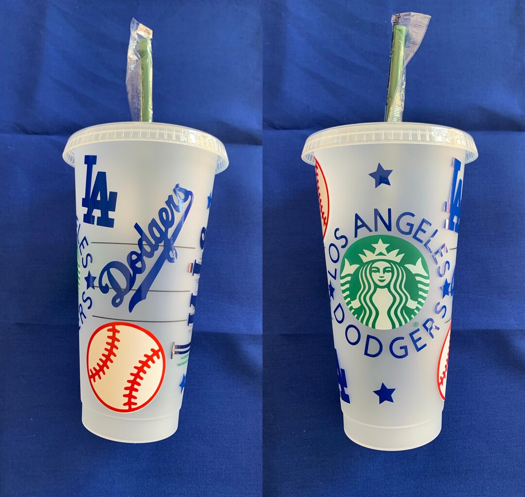 Dodger Starbucks Cup - Etsy