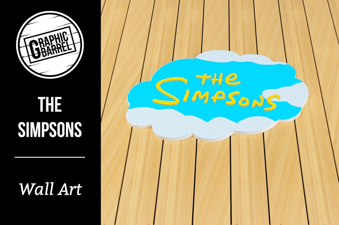 The Simpsons Logo - Etsy