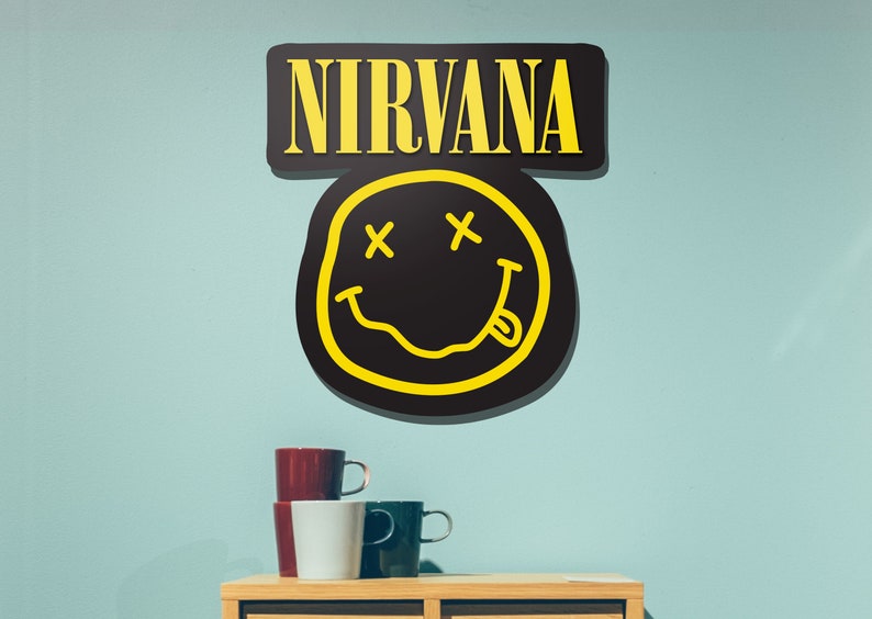 Nirvana Smiley Face Logo - Etsy