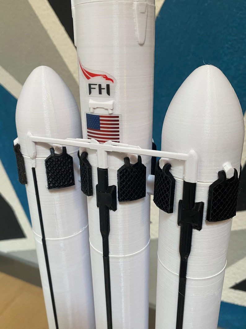 Spacex Falcon Heavy Modell 1:85 Maßstab 82 Zentimeter Hoch | Etsy