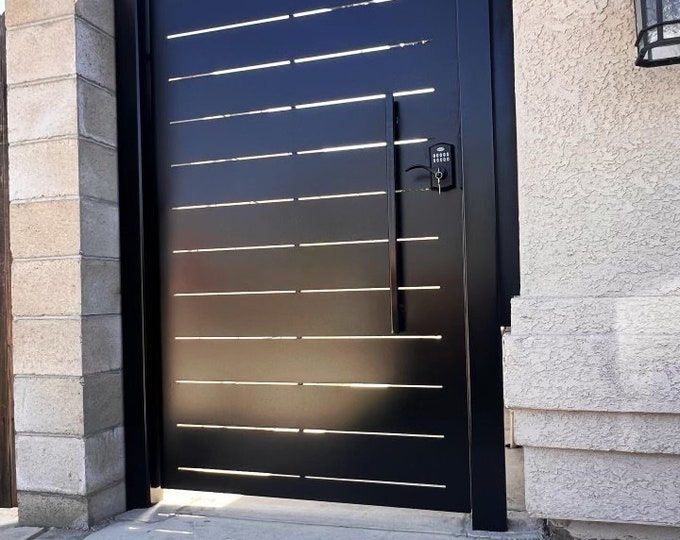 Modern Metal Gate Horizontal Lines - Etsy