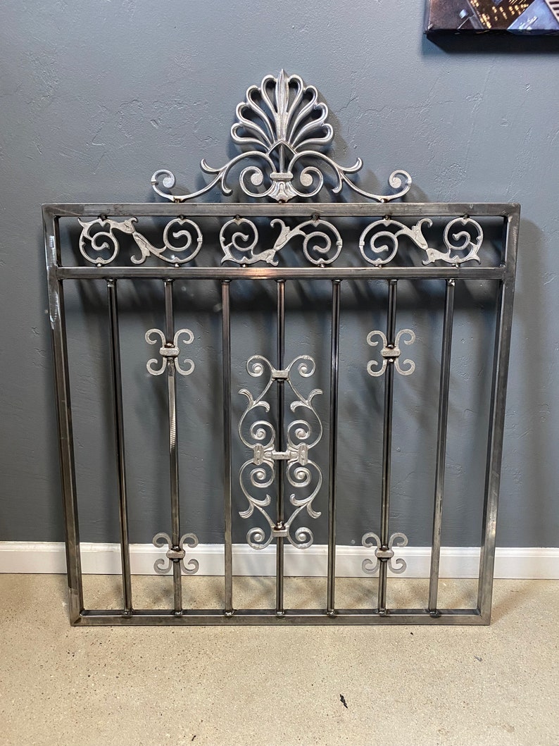 Decorative Wrought Iron Gate Custom Sizing and Post Also Available If ...