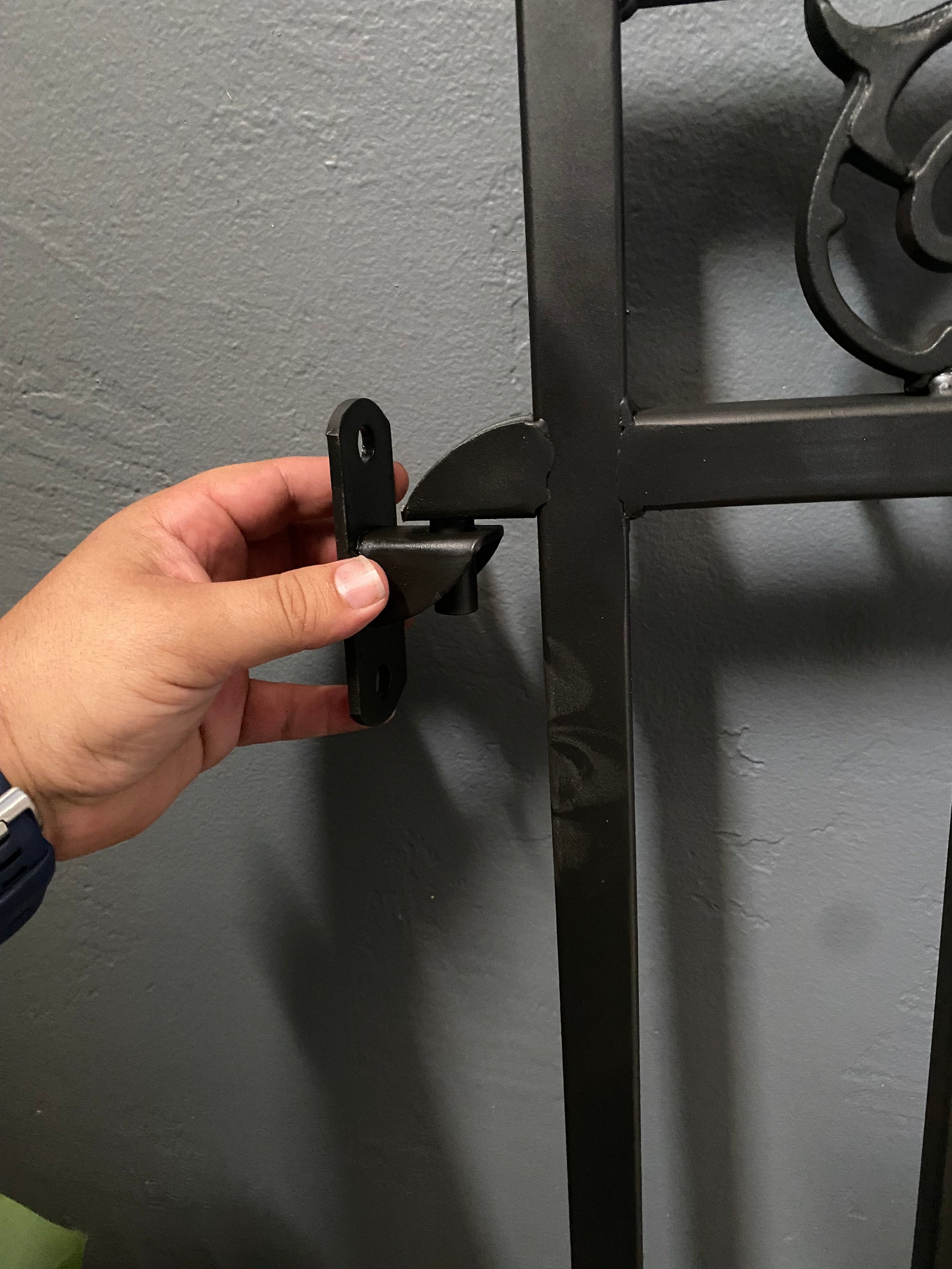 Decorative Wrought Iron Gate! Custom Sizing and Post Also Available If ...