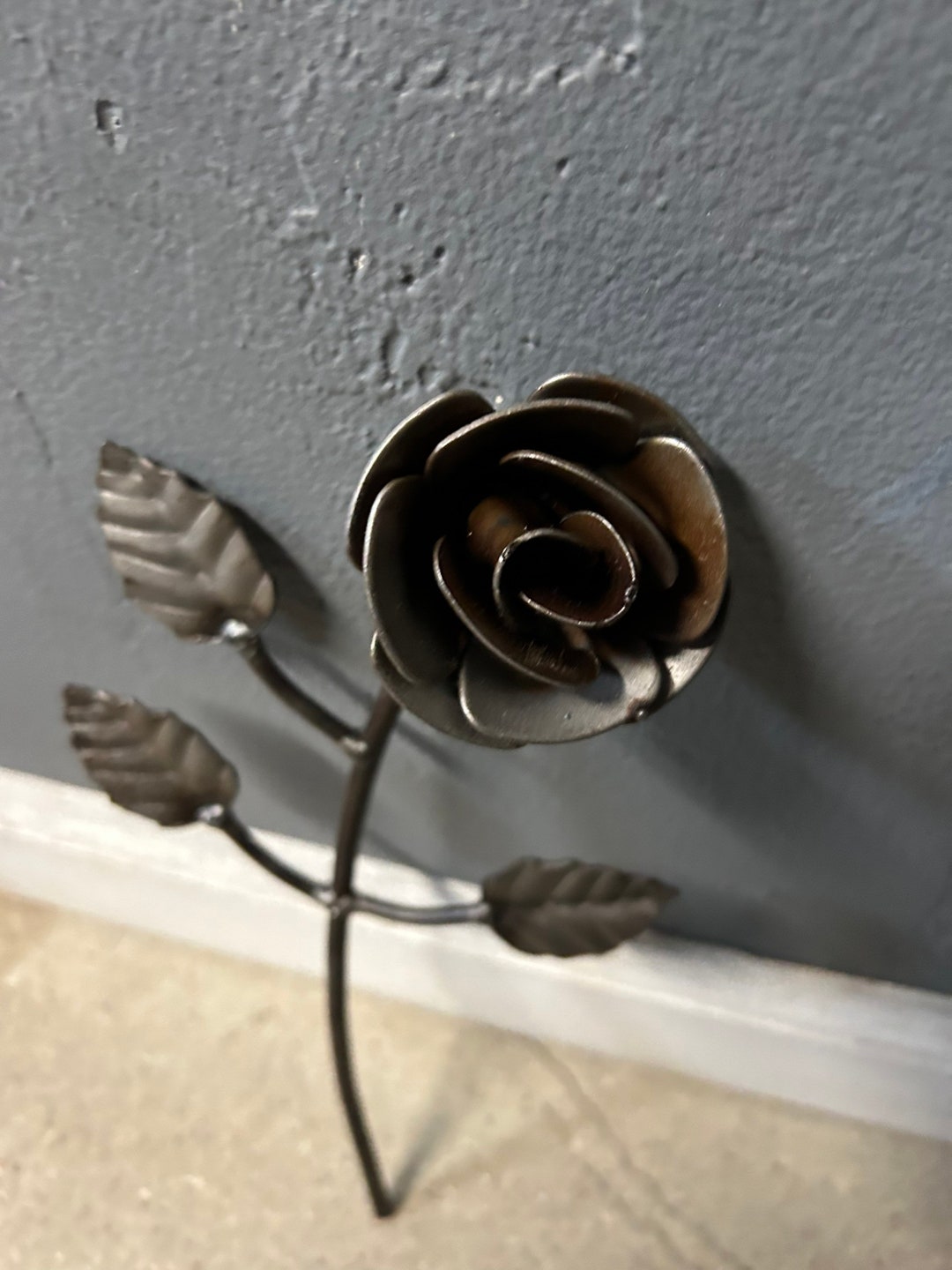 Forged Metal Rose - Etsy
