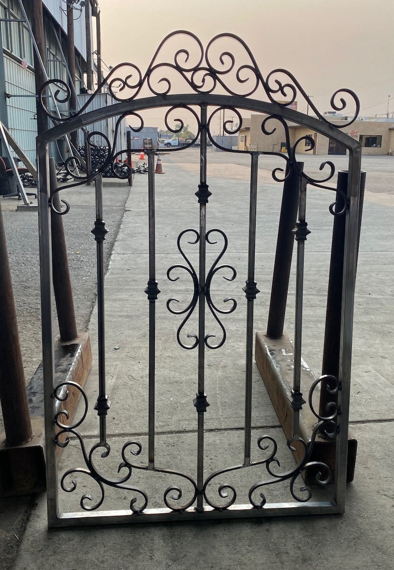 Unique Custom Entry Gate 3' Open Space and 4' Tall - Etsy