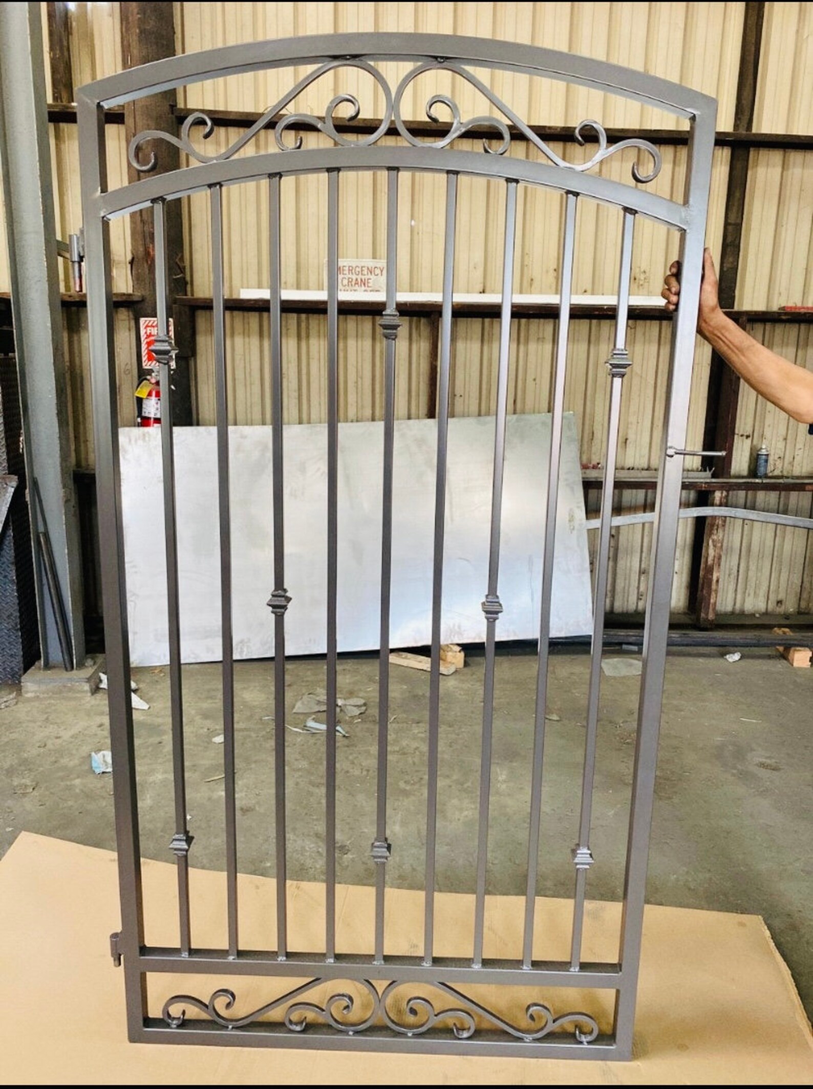 Simple Wrought Iron Gate for Door Entry Can Be Custom With - Etsy UK