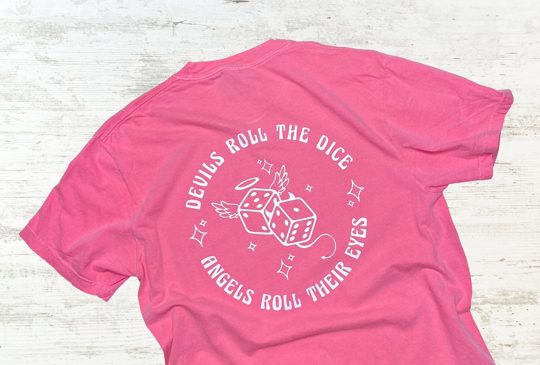 Devils Roll the Dice, Angels Roll Their Eyes Graphic Tee Cruel Summer Taylor Swift T-shirt - Etsy