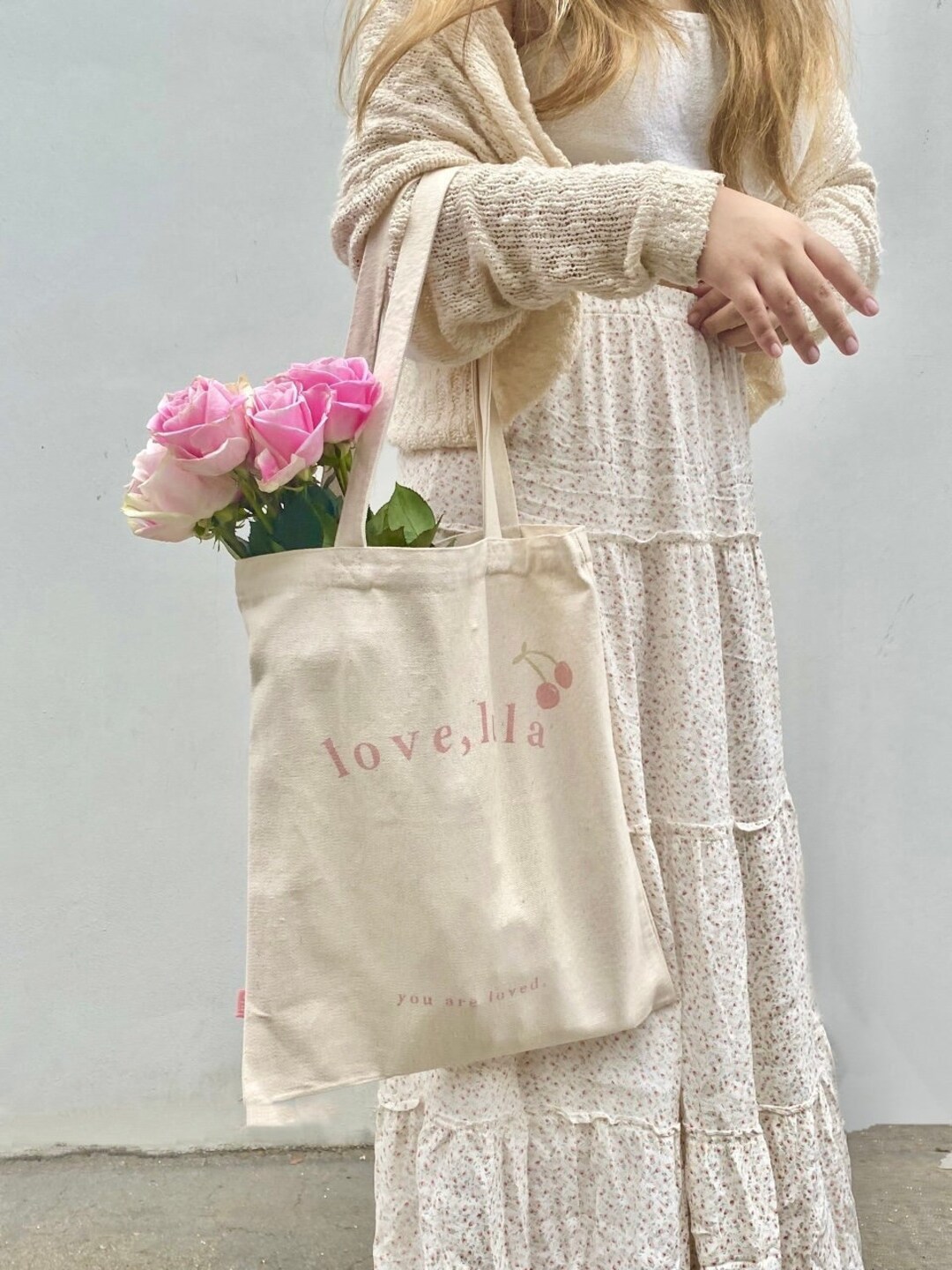 Love, Lula Tote, Organic Natural Cotton, Trendy Tote Bag, Designed by ...