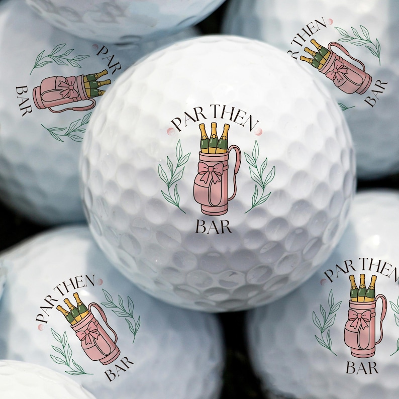 6pc Golf Ball Gift Set for Women Surlyn Cover Bridal Self-care Golf ...