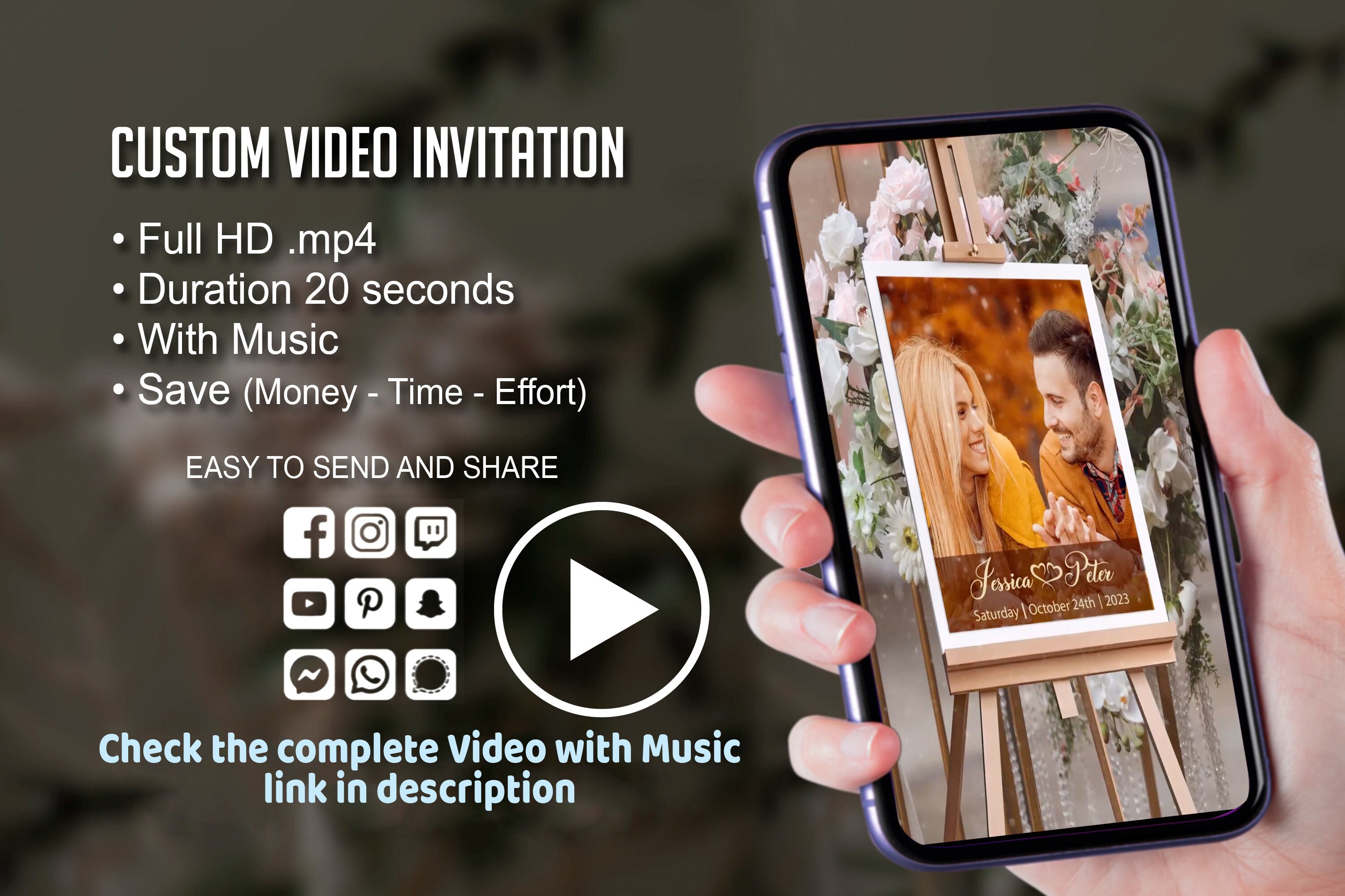 Be Our Guest Invitation, Video Invitation, Animated Invite ...