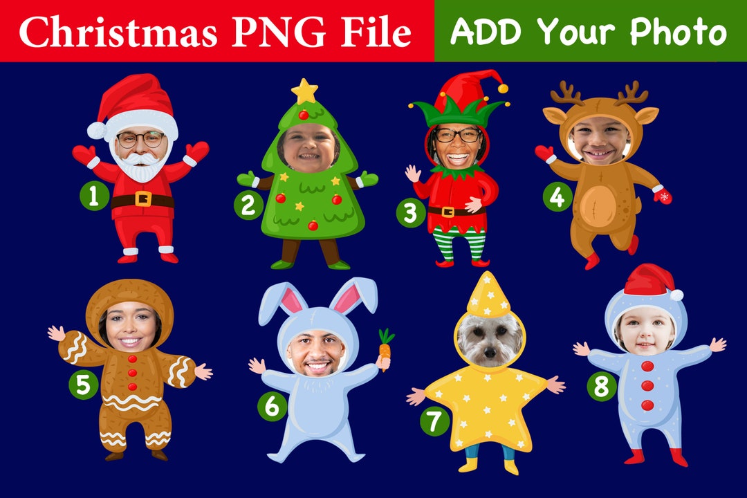 Buy Christmas Photo Elves Clipart: PNG Bundle (digital Download) Online ...