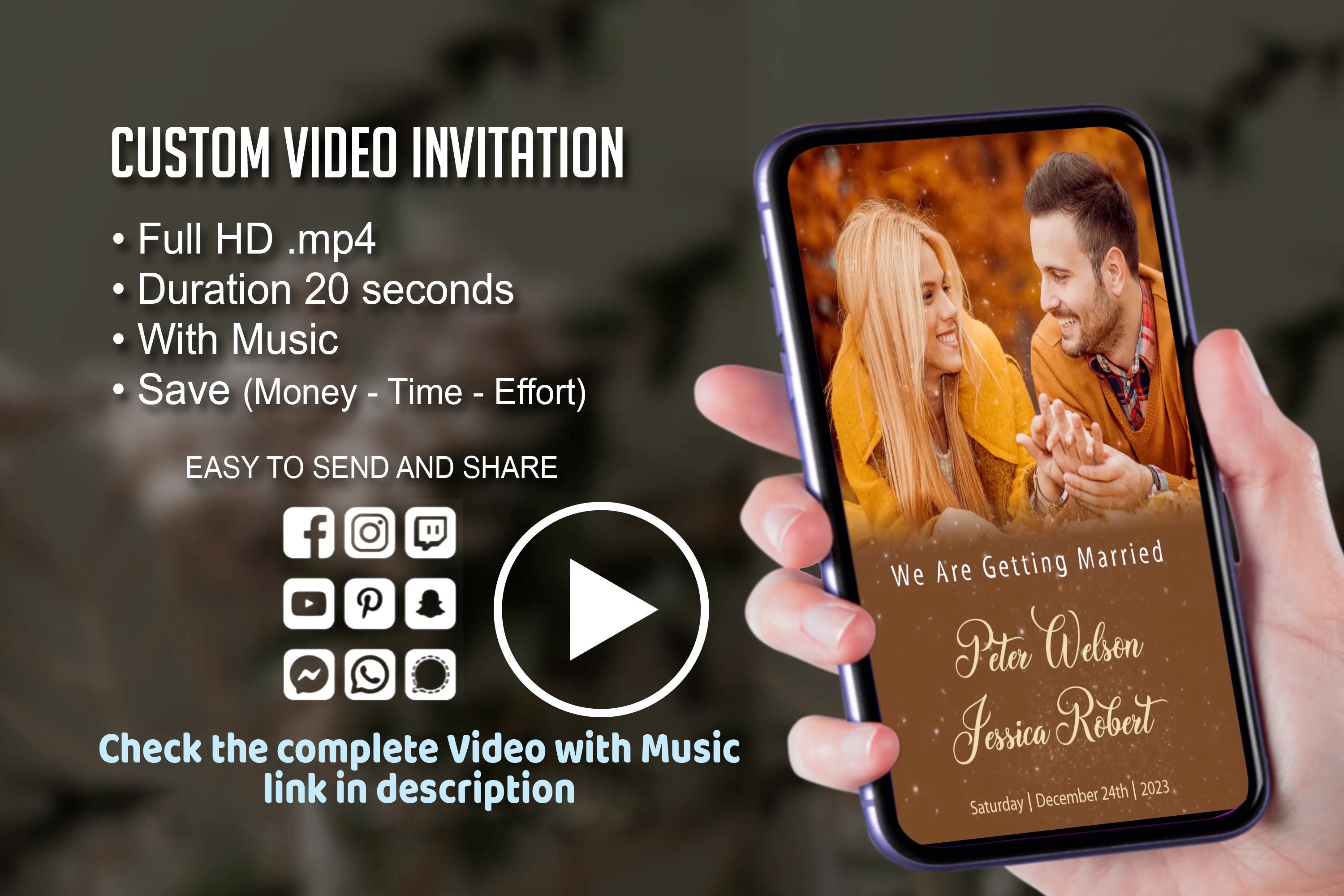 Be Our Guest Invitation, Video Invitation, Animated Invite ...
