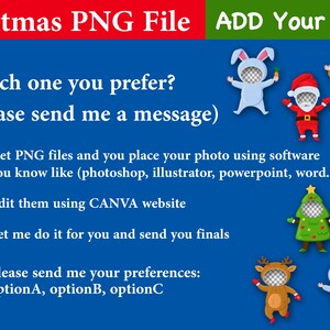Christmas Add Your Own Photo Picture PNG Elves Boy & Girl Add Photo ...