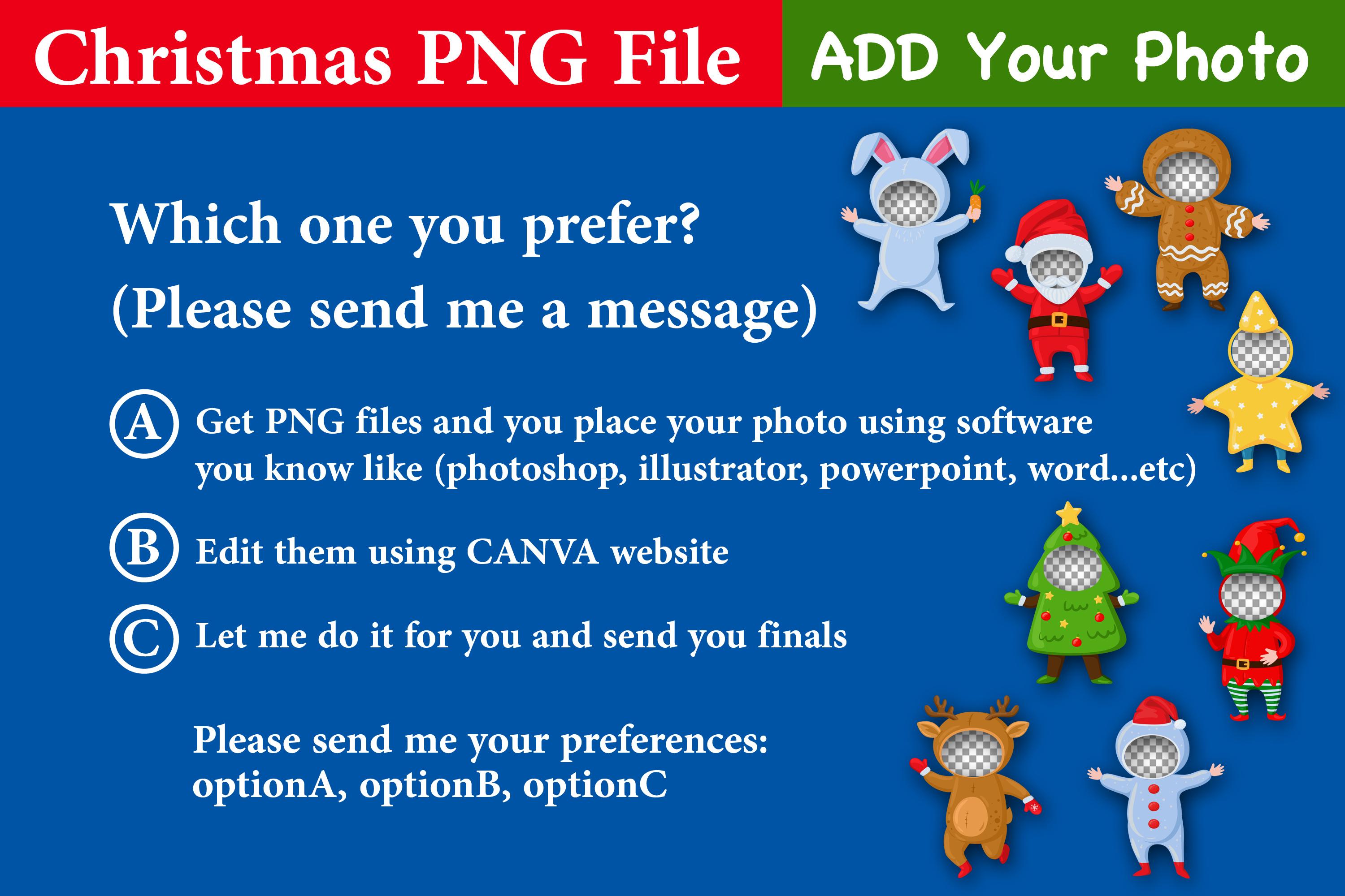 Christmas Add Your Own Photo Picture | PNG Elves Boy & Girl Add Photo ...