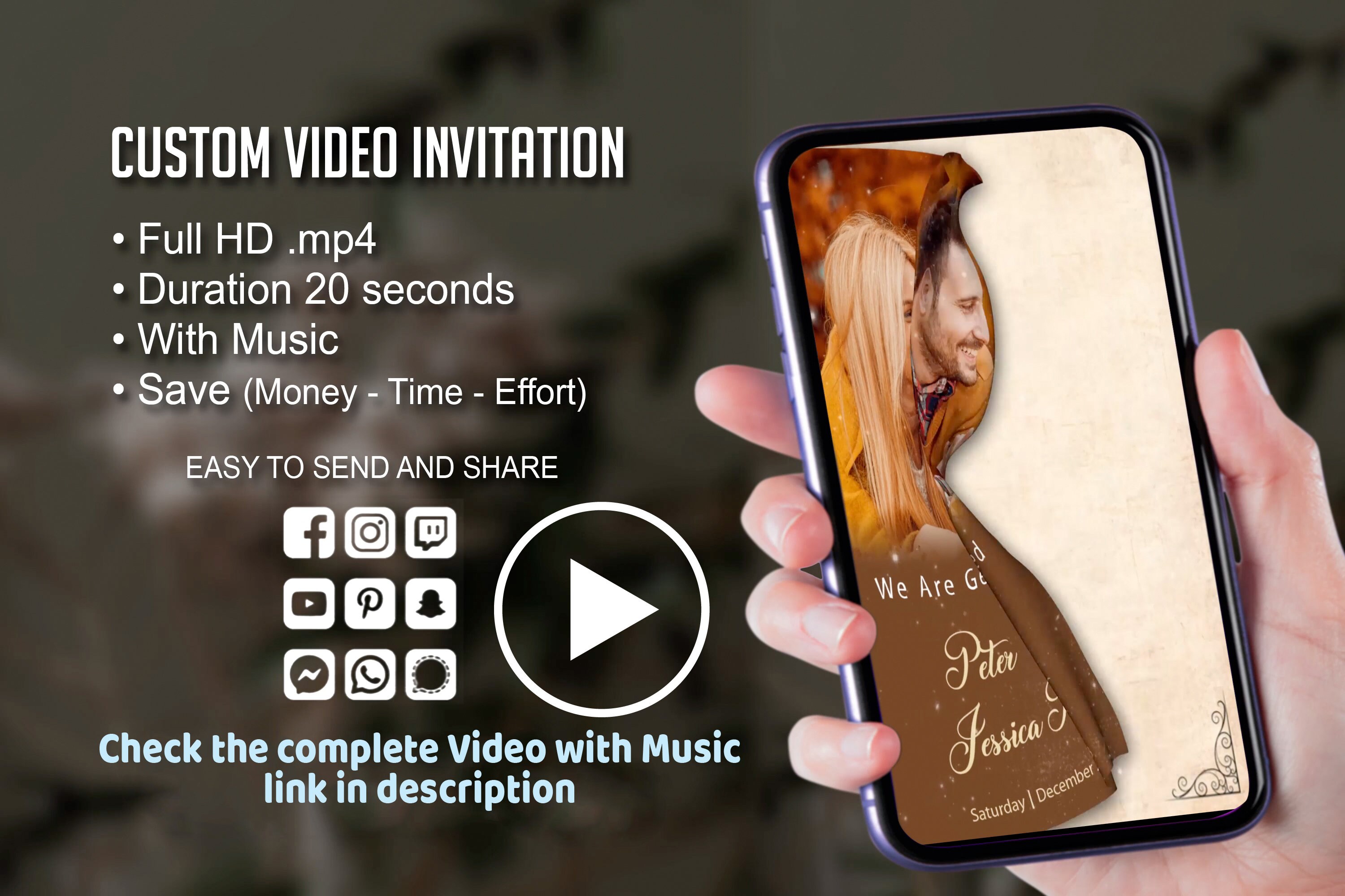 Be Our Guest Invitation, Video Invitation, Animated Invite ...