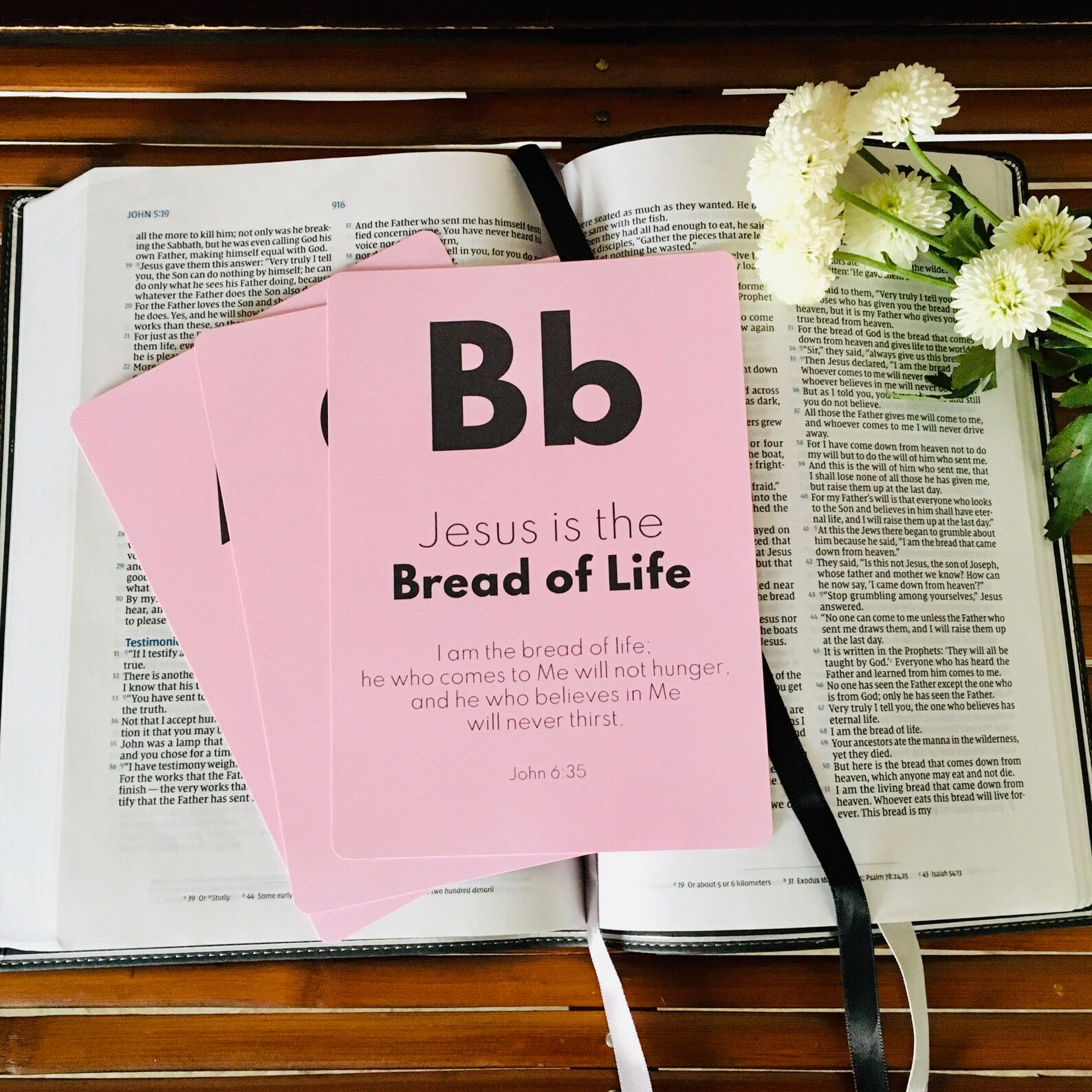 Jesus ABC Scripture Cards Monochrome PRINTABLE / Alphabet - Etsy