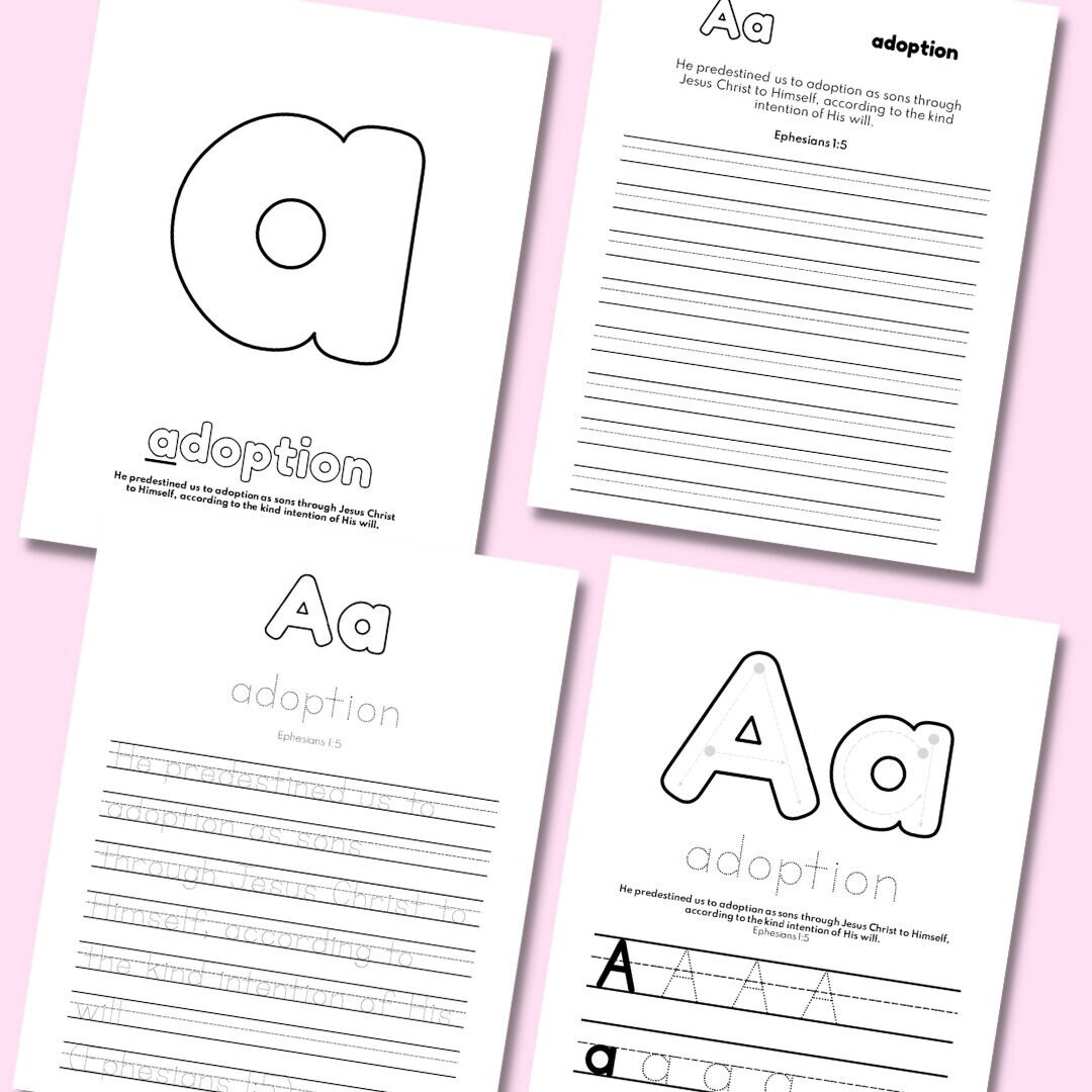 Gospel ABC Activity Bundle Printable / Alphabet Memory Verse / - Etsy