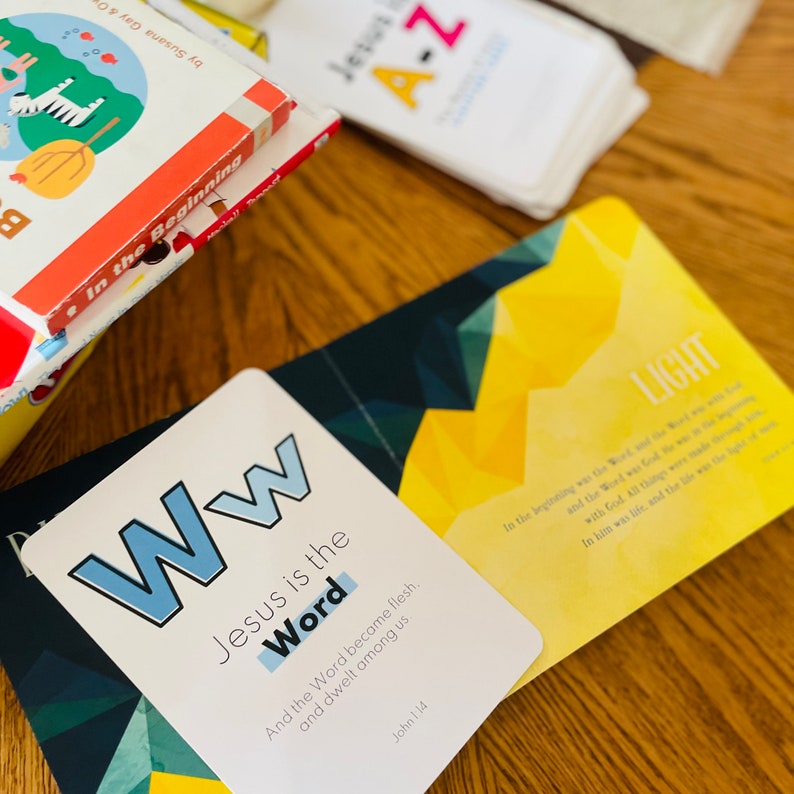 Jesus ABC Scripture Cards PRINTABLE / Alphabet Names of Jesus - Etsy Canada