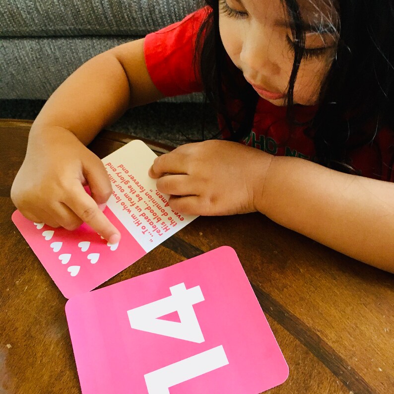 Jesus Loves Me Scripture Cards PRINTABLE / Bible Valentines Kids Memory ...