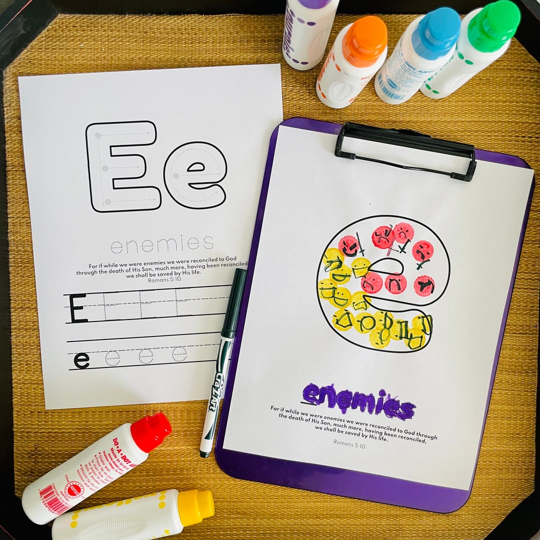 Gospel ABC Activity Bundle Printable / Alphabet Memory Verse / Bible A ...