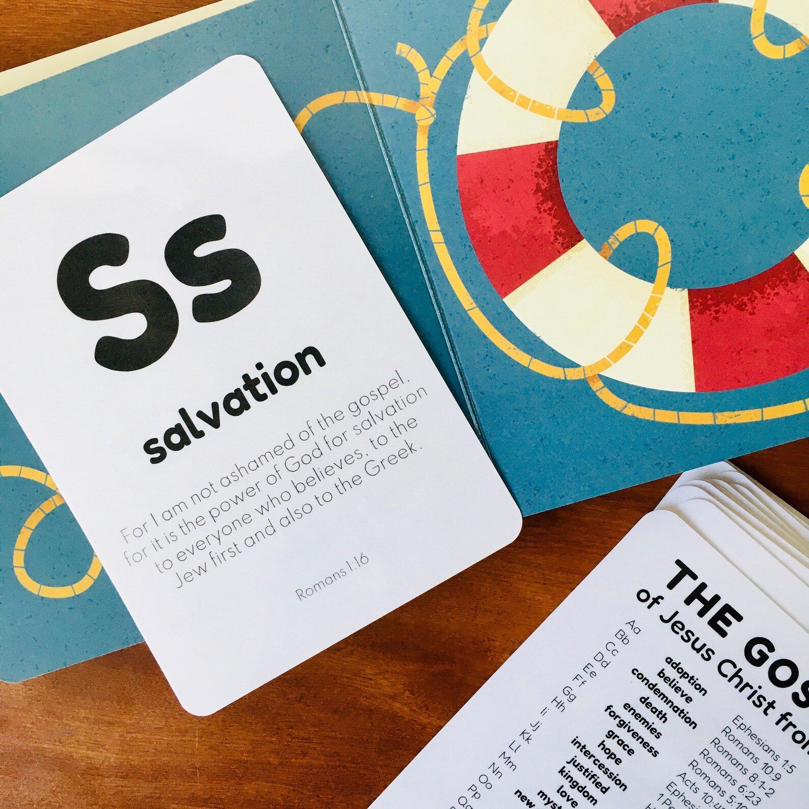 Gospel ABC Scripture Cards Monochrome PRINTABLE / Bible A-Z Kids Memory ...