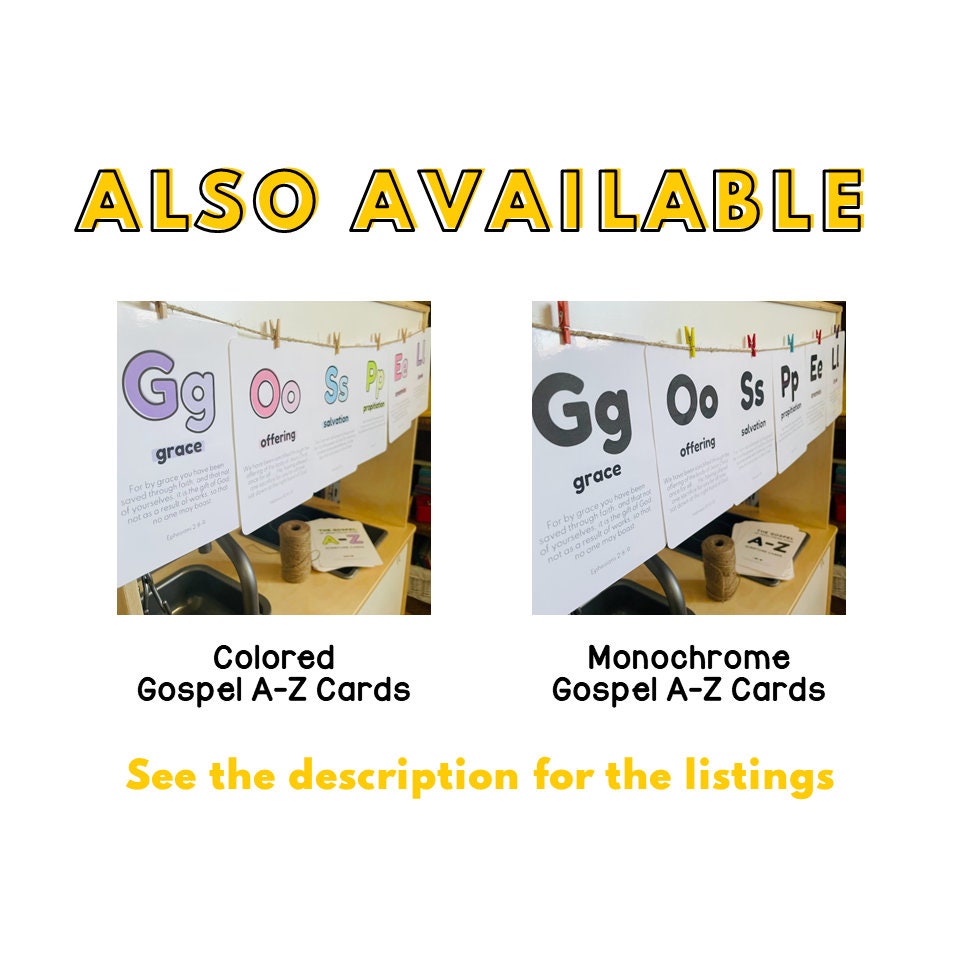 Gospel ABC Activity Bundle Printable / Alphabet Memory Verse / Bible A ...