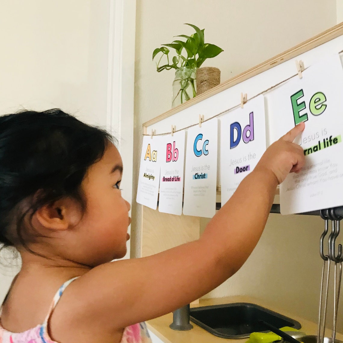 Jesus ABC Scripture Cards PRINTABLE / Alphabet Names of Jesus - Etsy